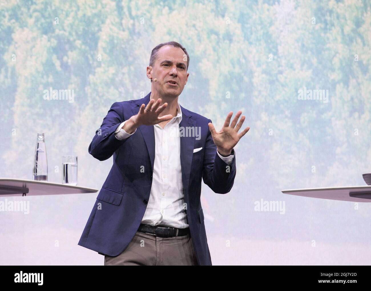 Siemens AG Vorstand Cedrik Neike am vierten Tag ( 9. September 2021 ...