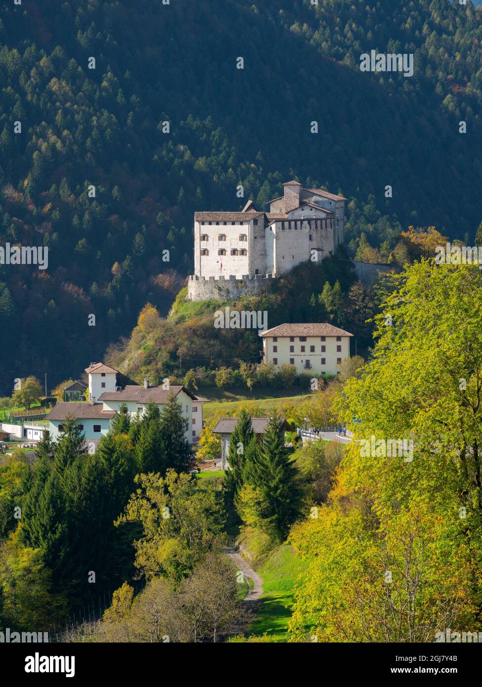 Stenico in the Dolomiti di Brenta, part of UNESCO World Heritage Site ...