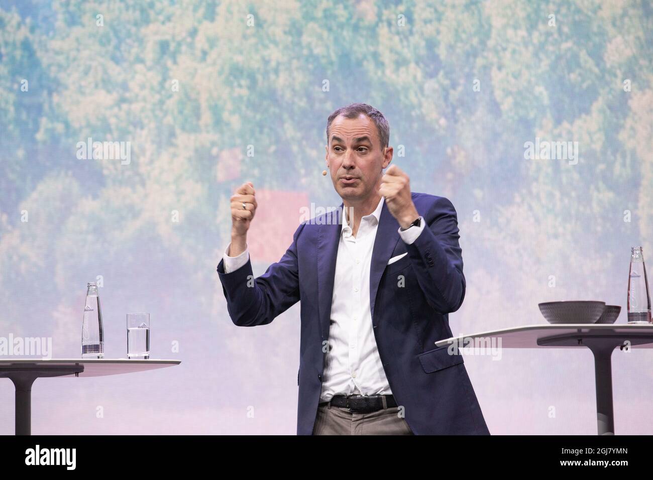 Siemens AG Vorstand Cedrik Neike am vierten Tag ( 9. September 2021 ...