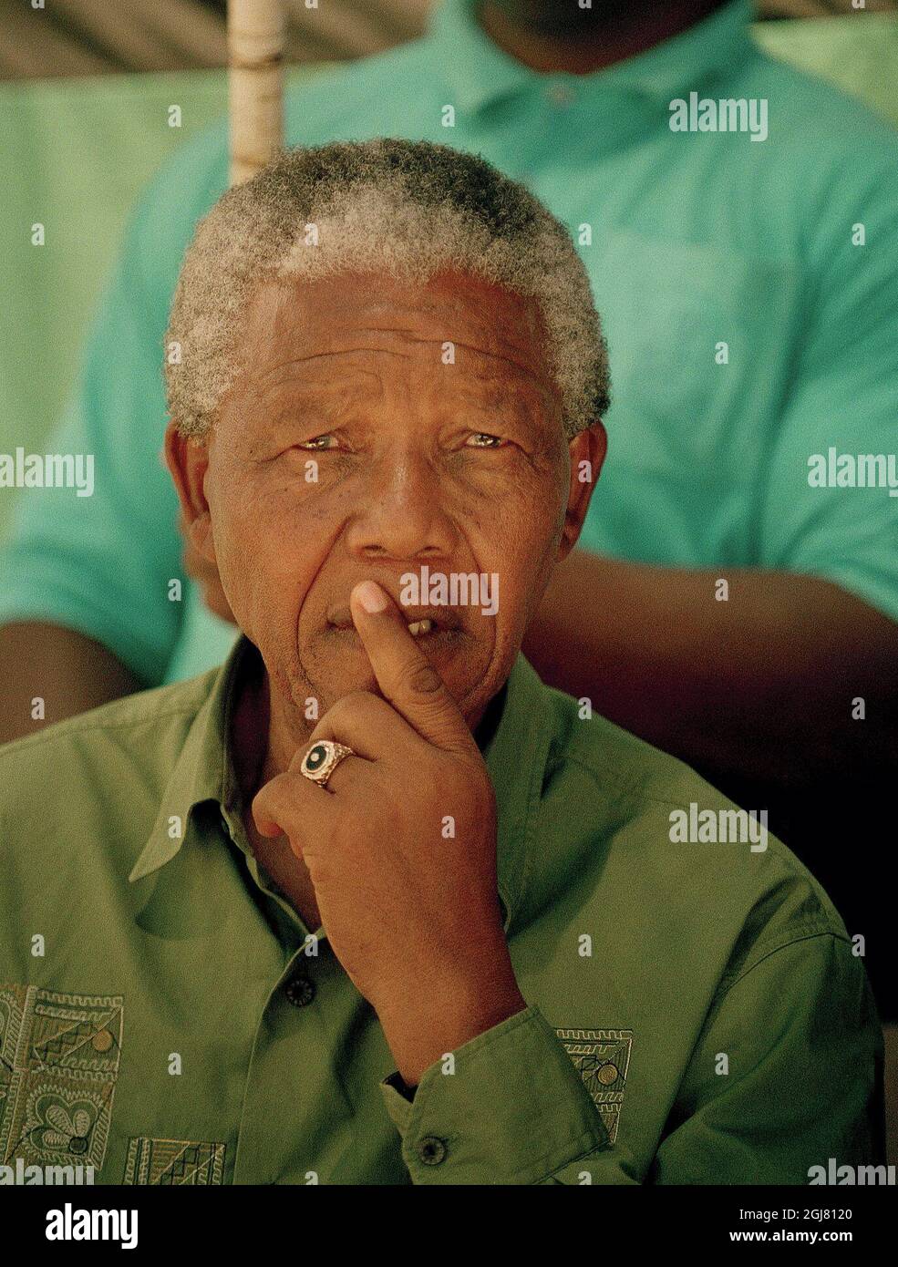 Johannesburg 19940312 - Nelson Mandela during his presidential campaign ...