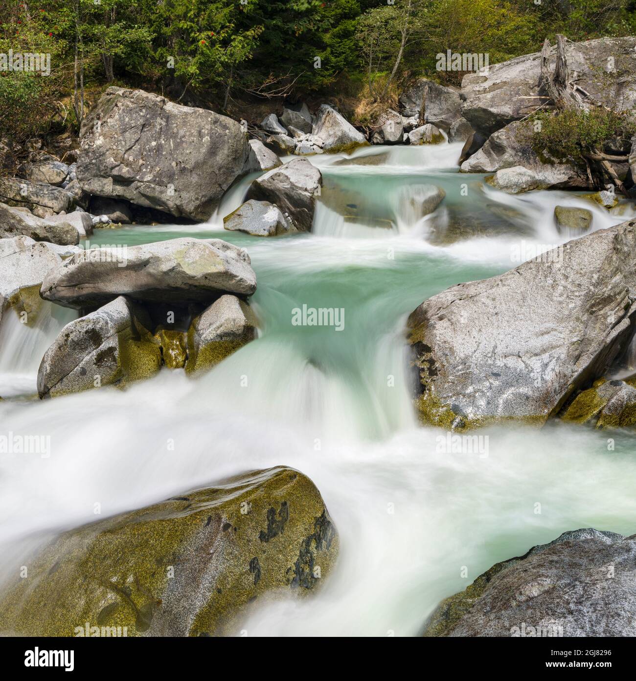 River Sarca. Val di Genova in the Parco Naturale Adamello, Brenta ...