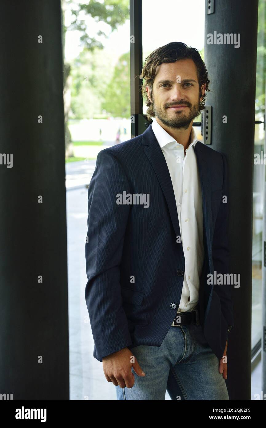 STOCKHOLM 20130812 Prince Carl Philip stands behind the idea and ...