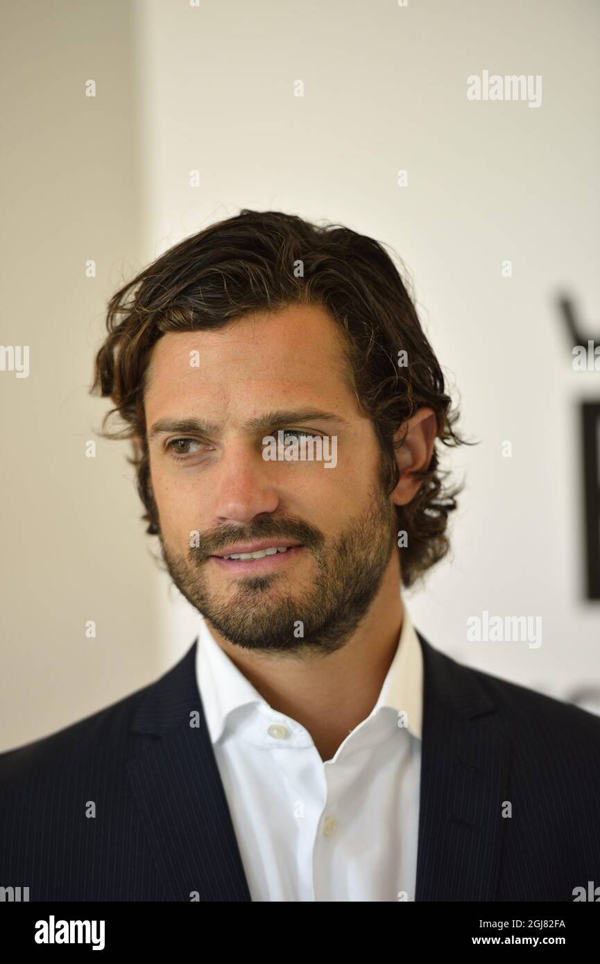 STOCKHOLM 20130812 Prince Carl Philip stands behind the idea and ...