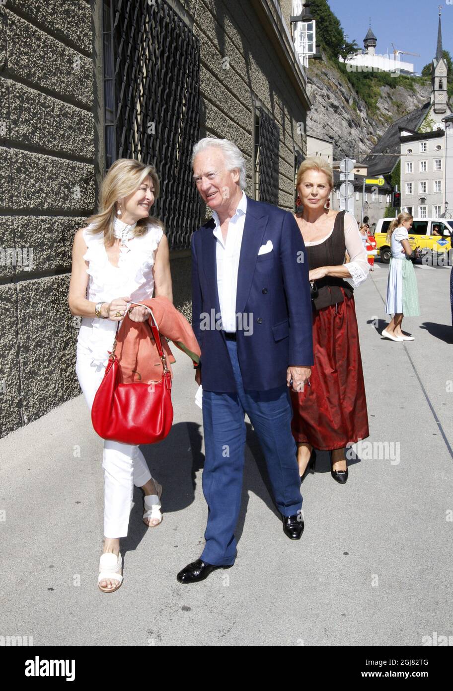 SALZBURG 2013-08-18 Eva Maria O'Neill, mother in law of Princess ...