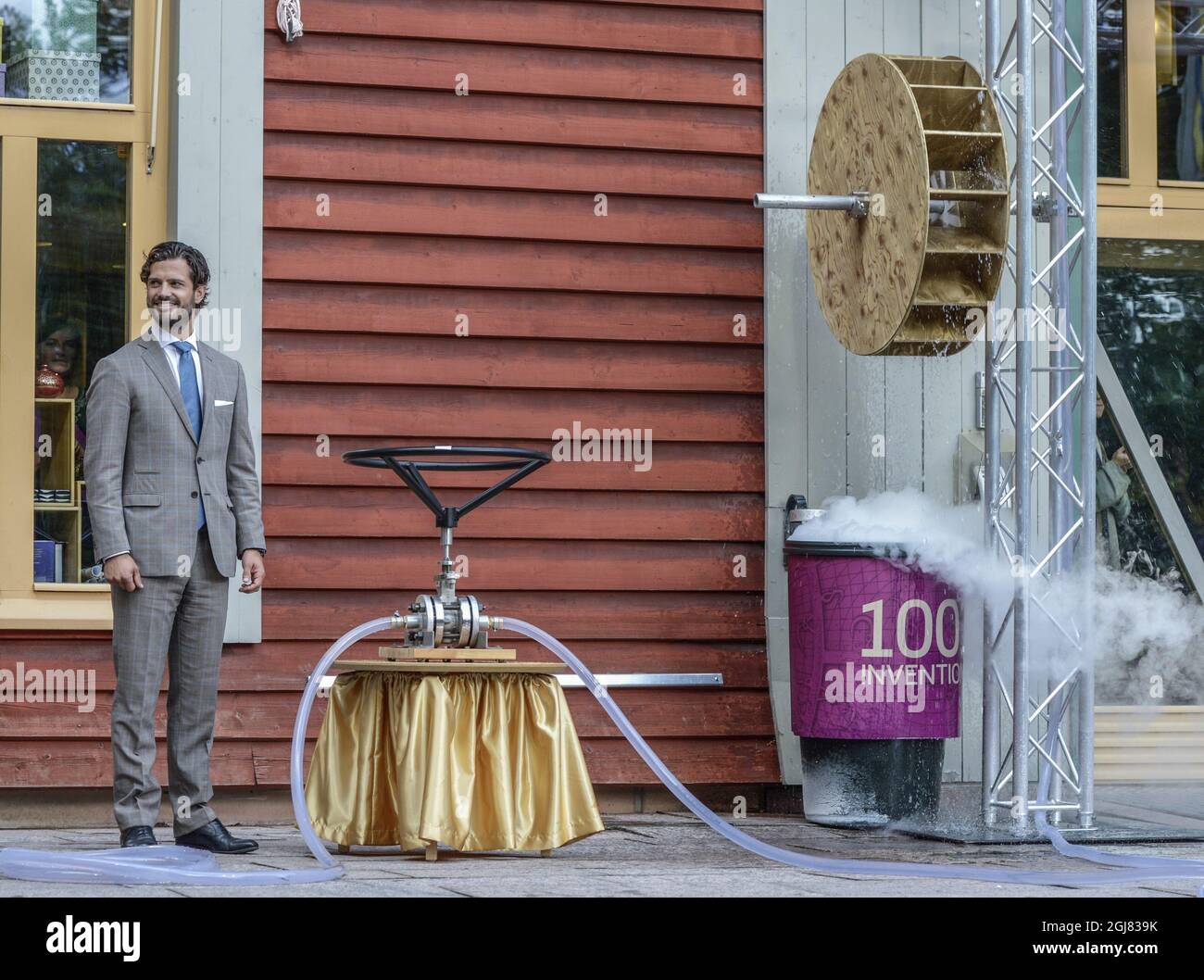 KARLSTAD 20130830 Prince Carl Philip of Sweden inaugurate the ...