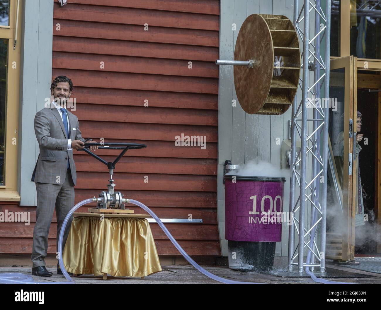 KARLSTAD 20130830 Prince Carl Philip of Sweden inaugurate the ...