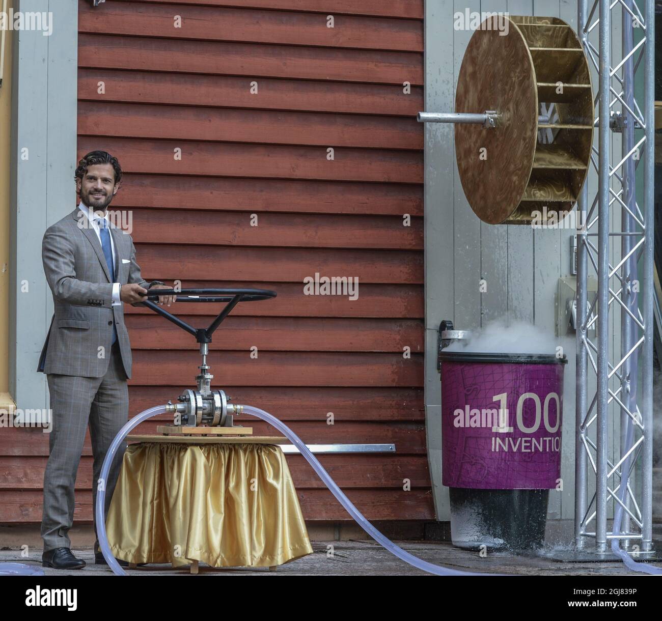 KARLSTAD 20130830 Prince Carl Philip of Sweden inaugurate the ...