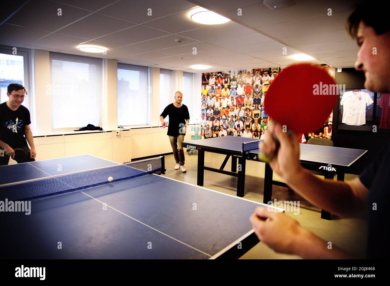 Ping pong game on Spotify's office in STOCKHOLM Foto Thomas Karlsson ...