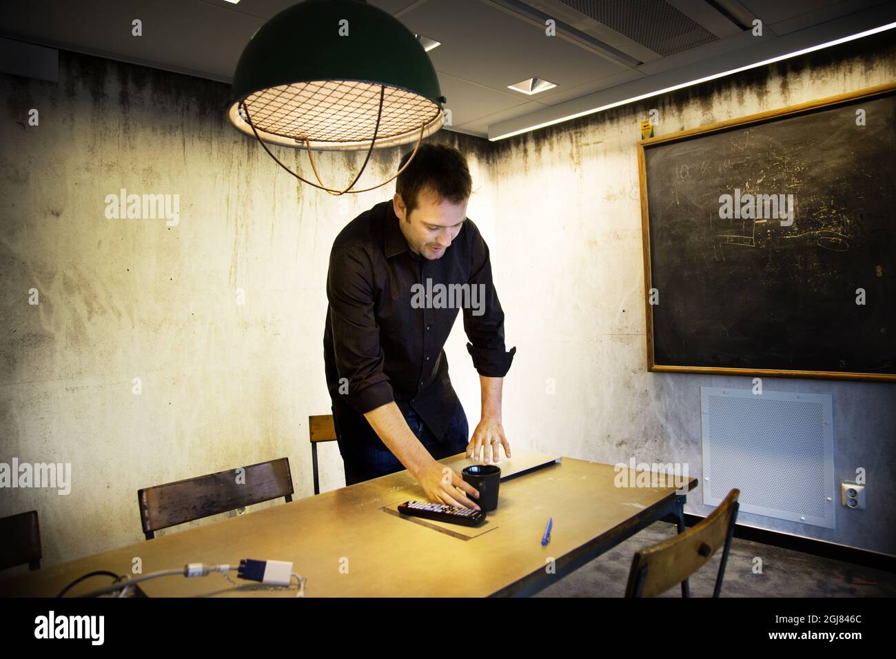 Spotify's Europe manager Jonathan Forster at the Spotify office on ...