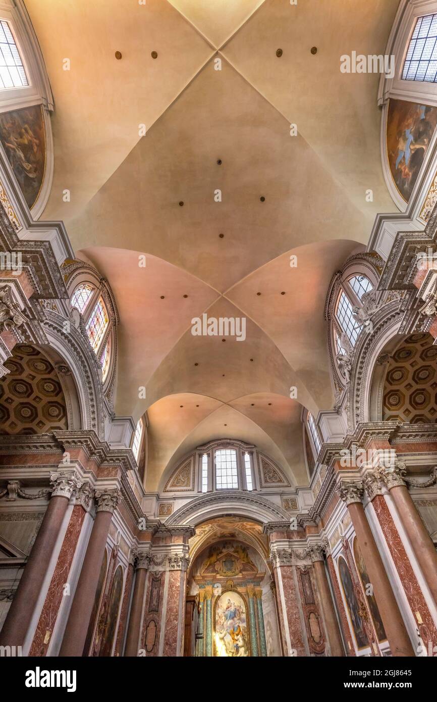 Basilica Saint Mary Angels and Martyrs, Rome, Italy. Church designed by ...