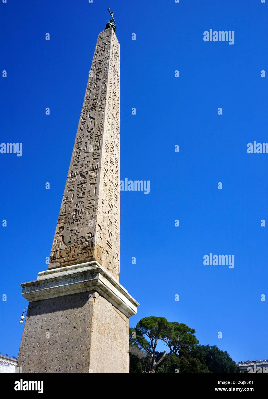 Egyptian Obelisk Piazza del Popolo People's Piazza, Rome, Italy ...