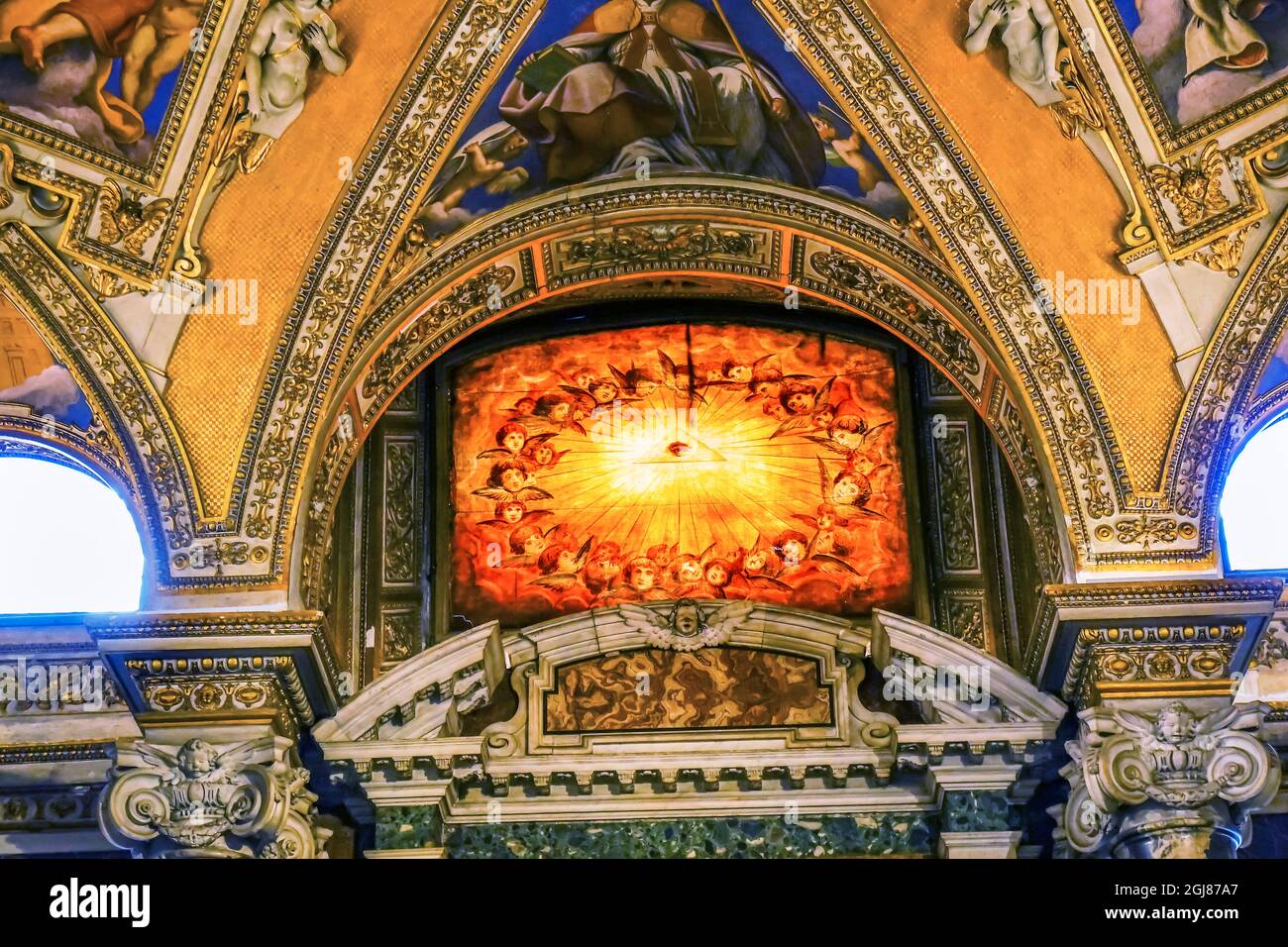 Eye of Providence symbol Santa Maria Maggiore, Rome, Italy. Built 422 ...