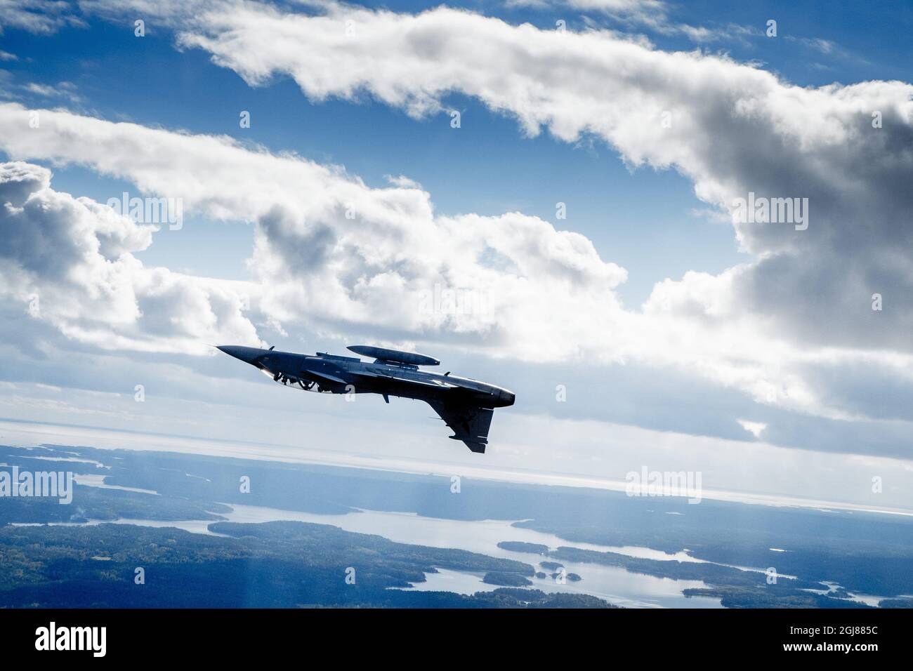 LINKOPING 2013-09-26 Flying in a JAS Gripen (Model 39D) a lightweight ...