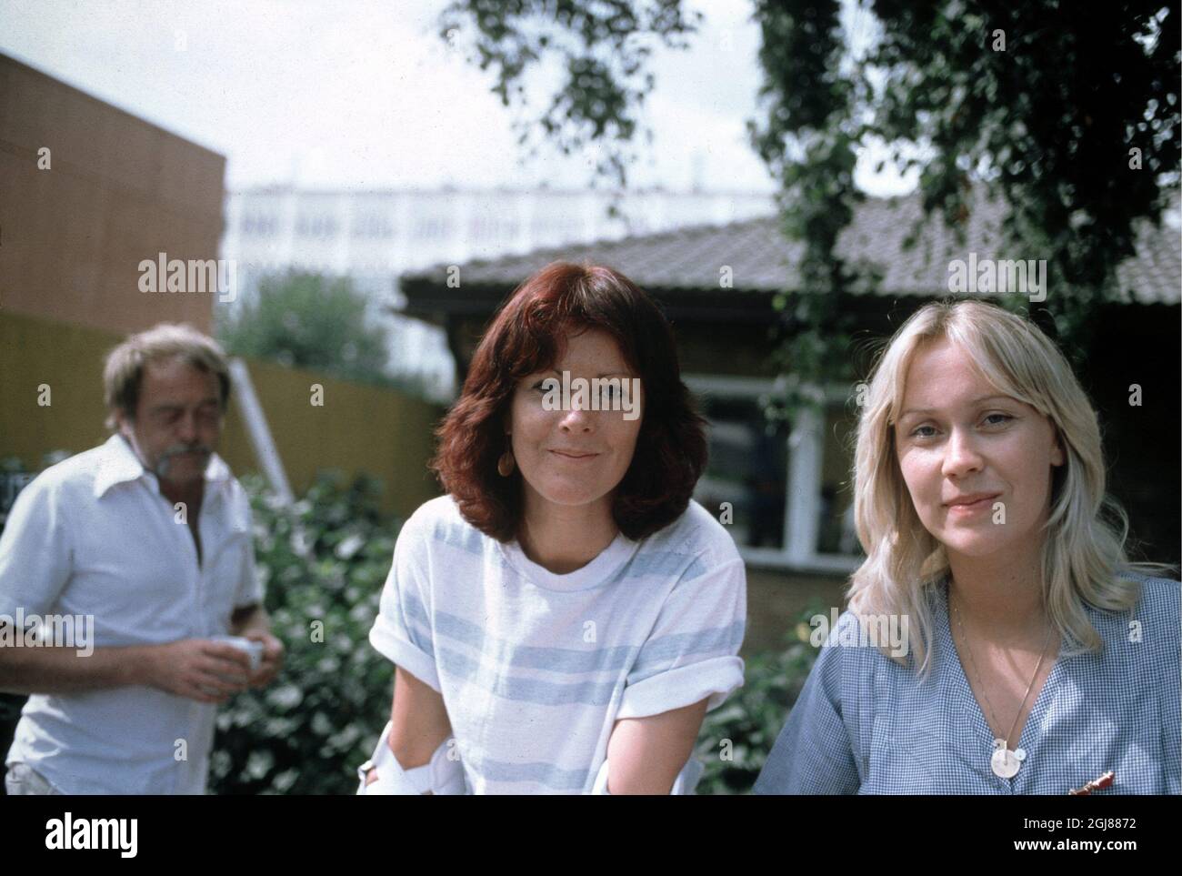 19790807 - Anni-frid Lyngstad and Agnetha Faltskog of ABBA. In the ...