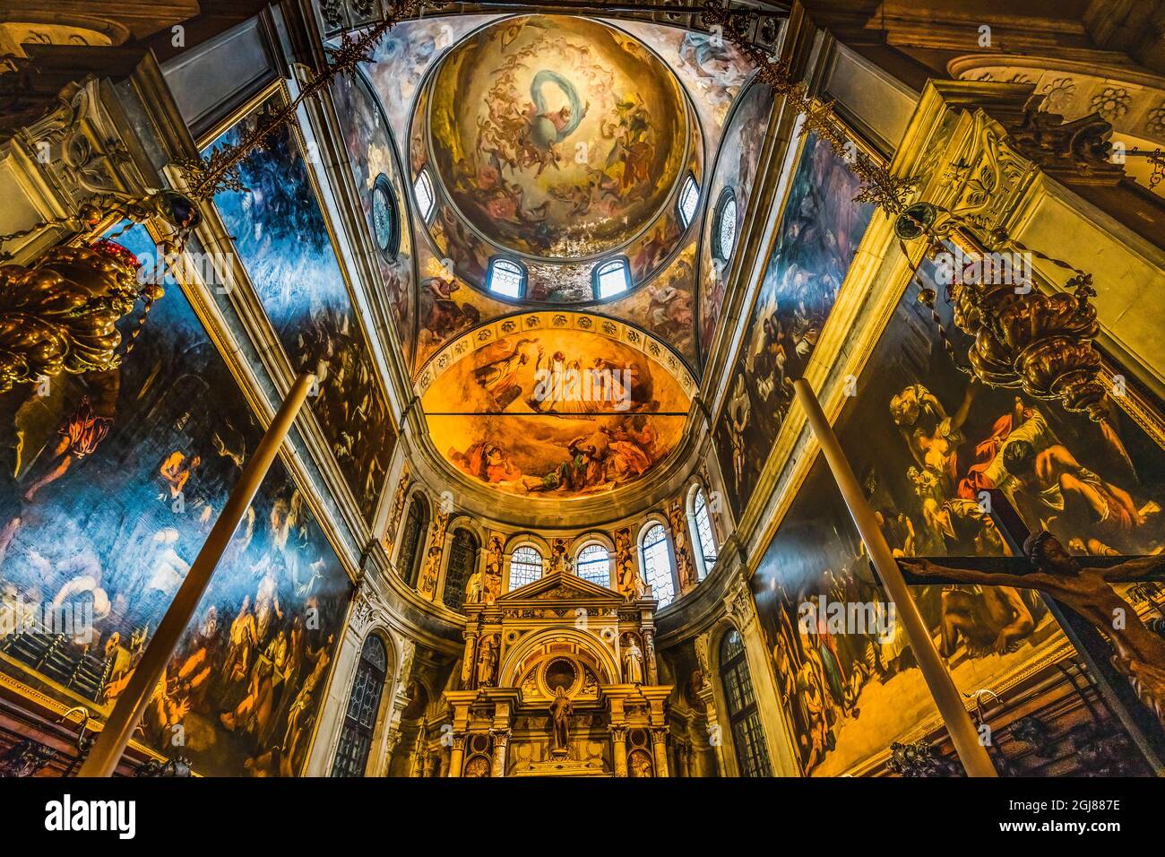 Church of San Roch, Chiesa San Rocco Basilica, Venice, Italy. Church ...