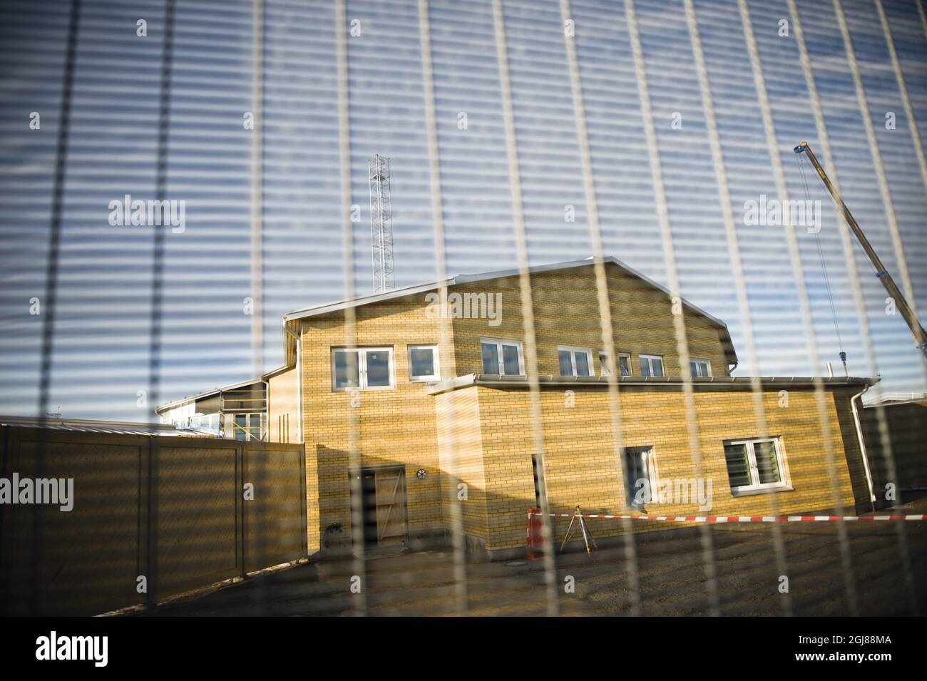 KUMLA 20081126 : Press preview of the construction of the new security ...