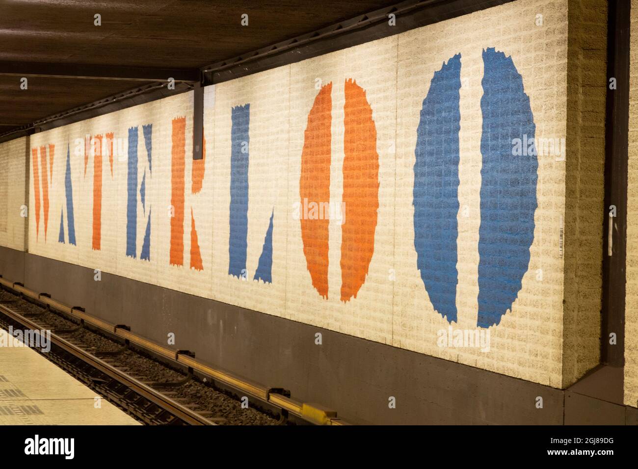 Europe, Netherlands, Amsterdam. Waterloo station in the subway. Credit ...