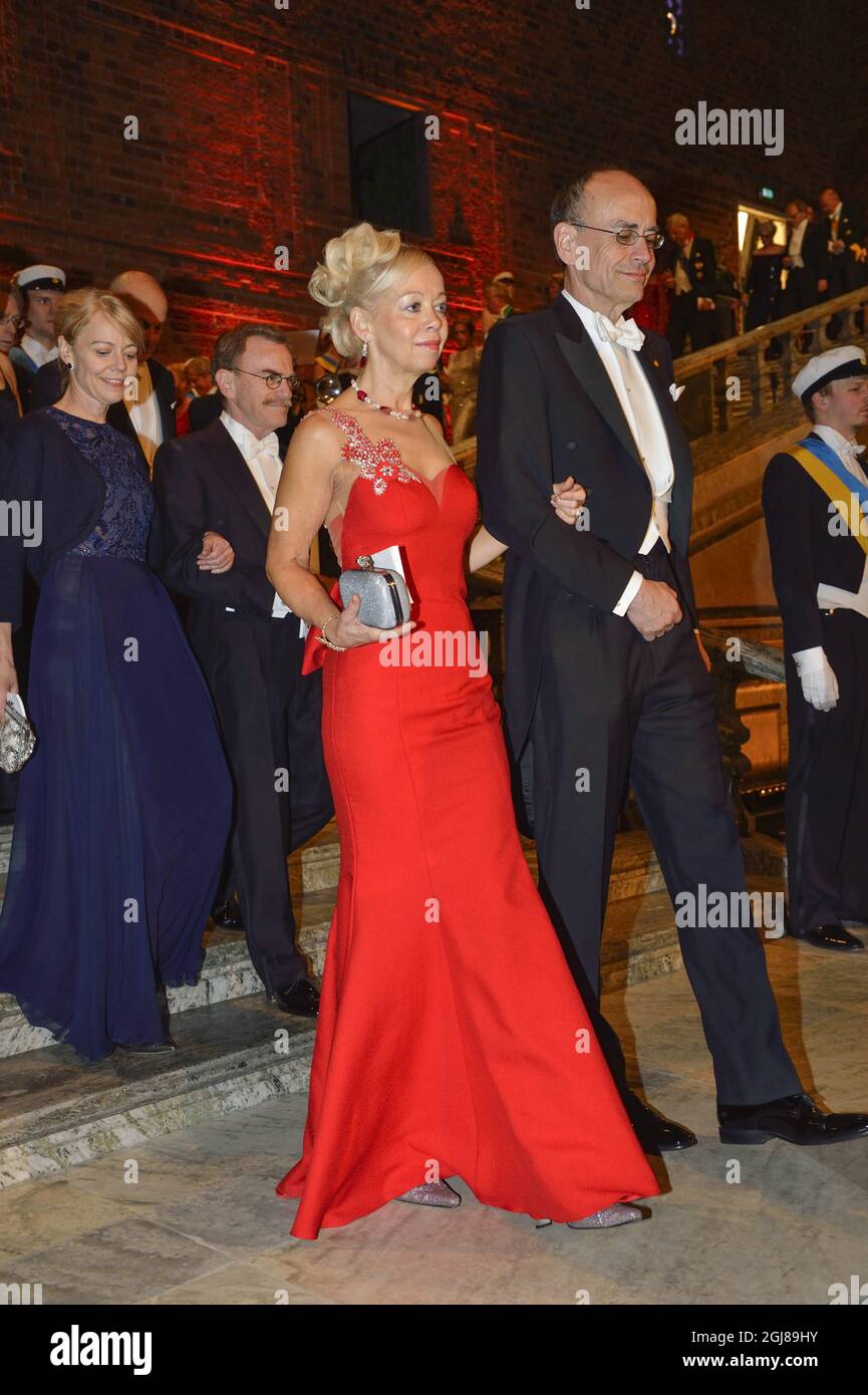STOCKHOLM 2013-12-10 Medicine Laureate Thomas C SÃƒÂ¼dhof and Ylwa ...