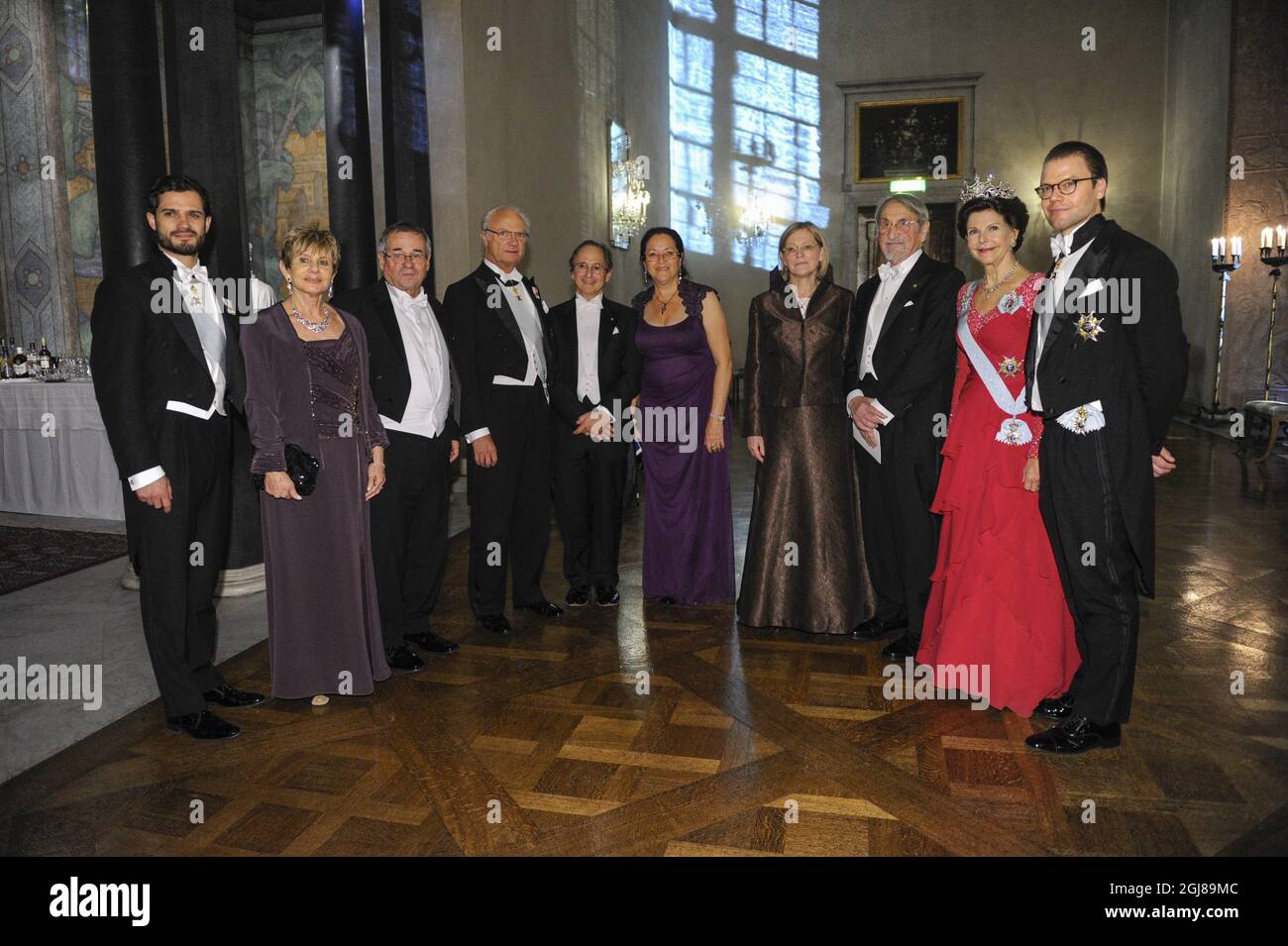 STOCKHOLM 2013-12-10 Prince Carl Philip, Tamar Warshel, Chemistry ...