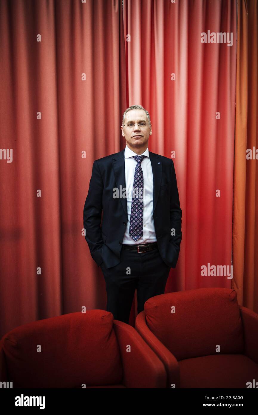 STOCKHOLM 2013-11-19 Rickard Gustafson, CEO of SAS, Scandinavian ...