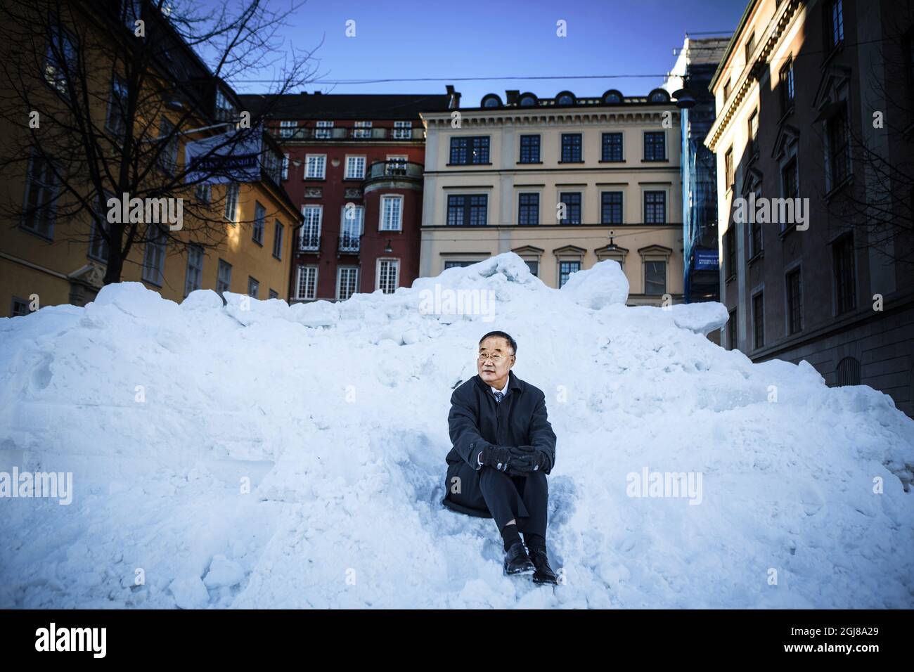 STOCKHOLM 20131126 The Chinese glacier scientist and climate expert Qin ...
