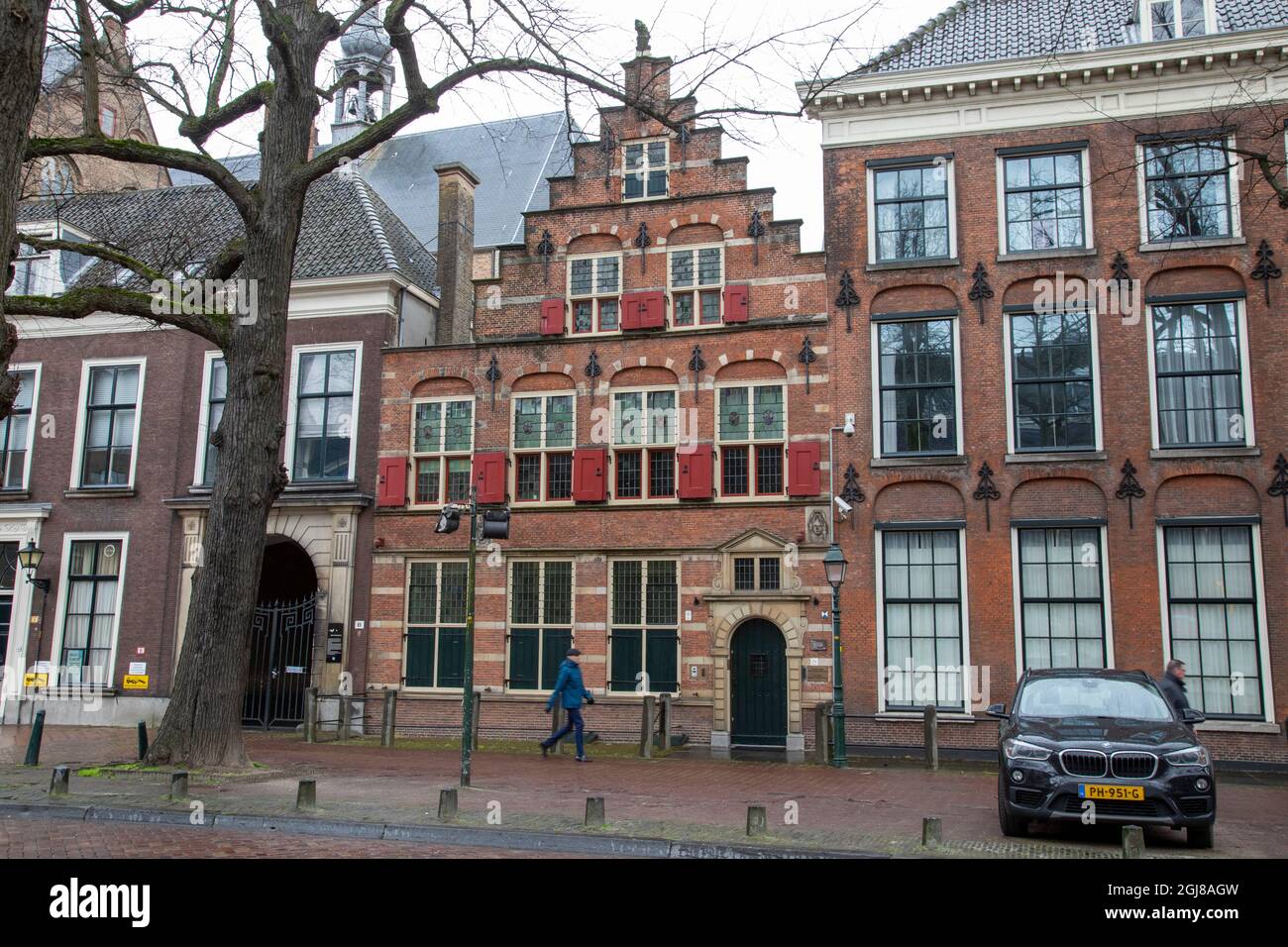 Europe, Netherlands, The Hague. 17th century center building, the ...