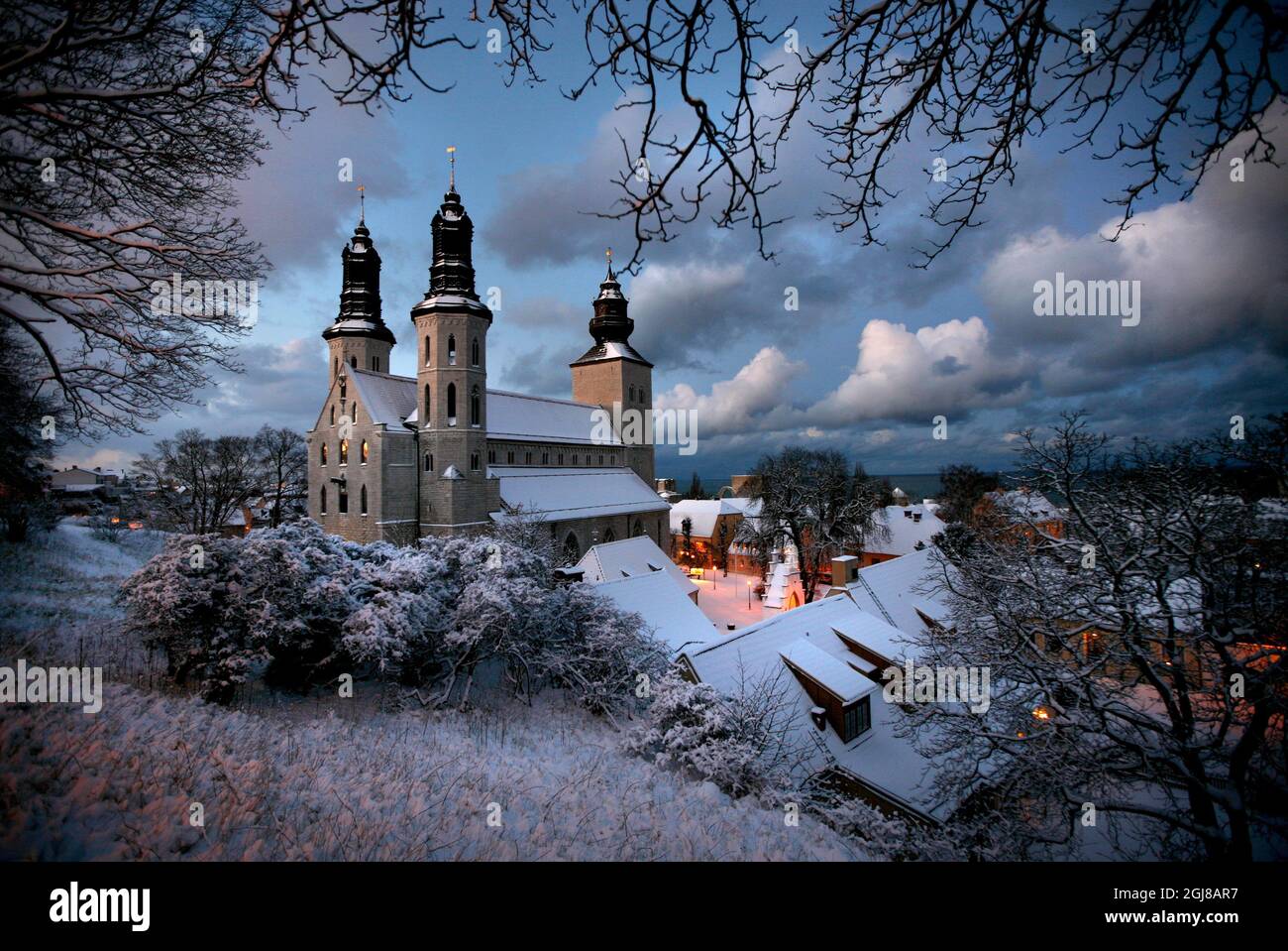 Visby 2009-01-04 St. Mary's Cathedral in Visby, Gotland, Sweden ...