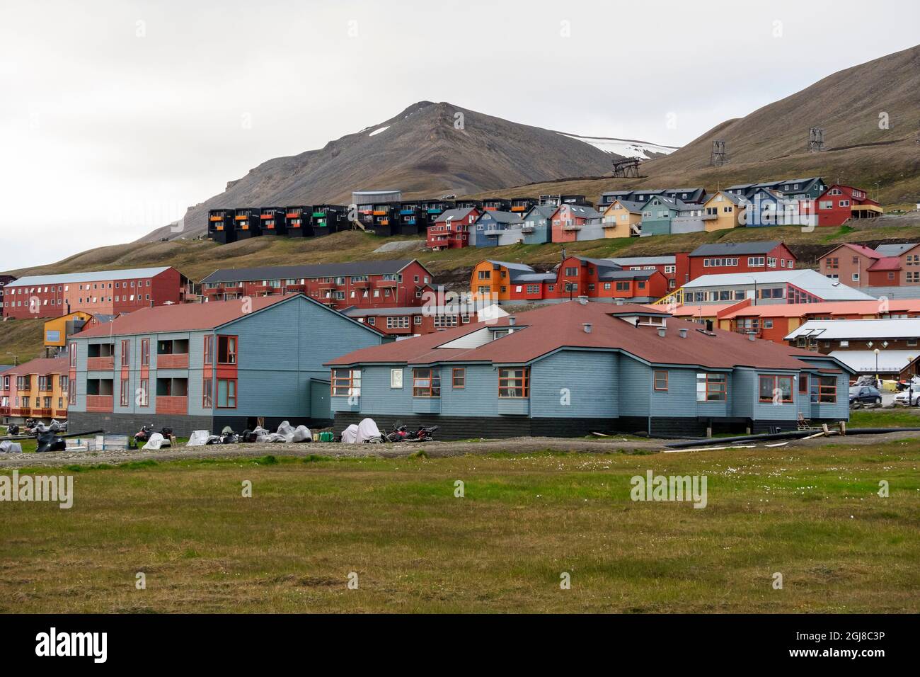 Arctic, Territory of Norway, Svalbard, Spitsbergen, Longyearbyen ...