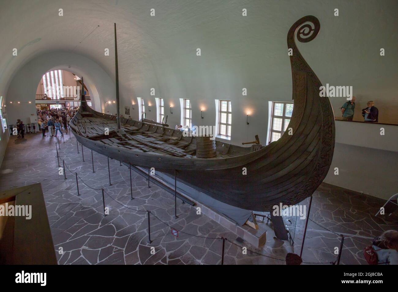 Viking ship Body. Viking Musket. Norway. (Editorial Use Only Stock ...