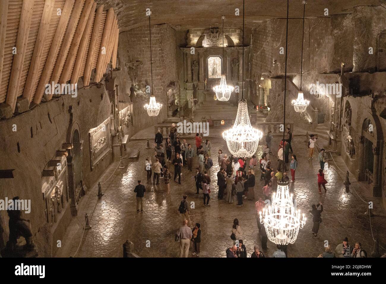 Chamber, deep in the Wieliczka Salt Mine is named after Hungarian ...