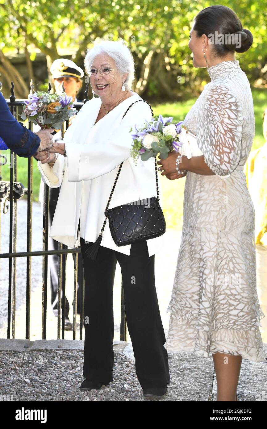 Princess Christina, Mrs Magnuson, and Crown Princess Victoria arrive at ...