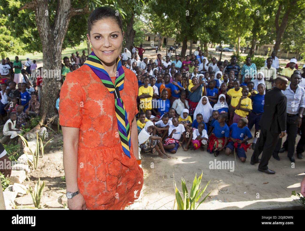 DAR ES SALAAM 20140320 Crown Princess Victoria during a visit at ...