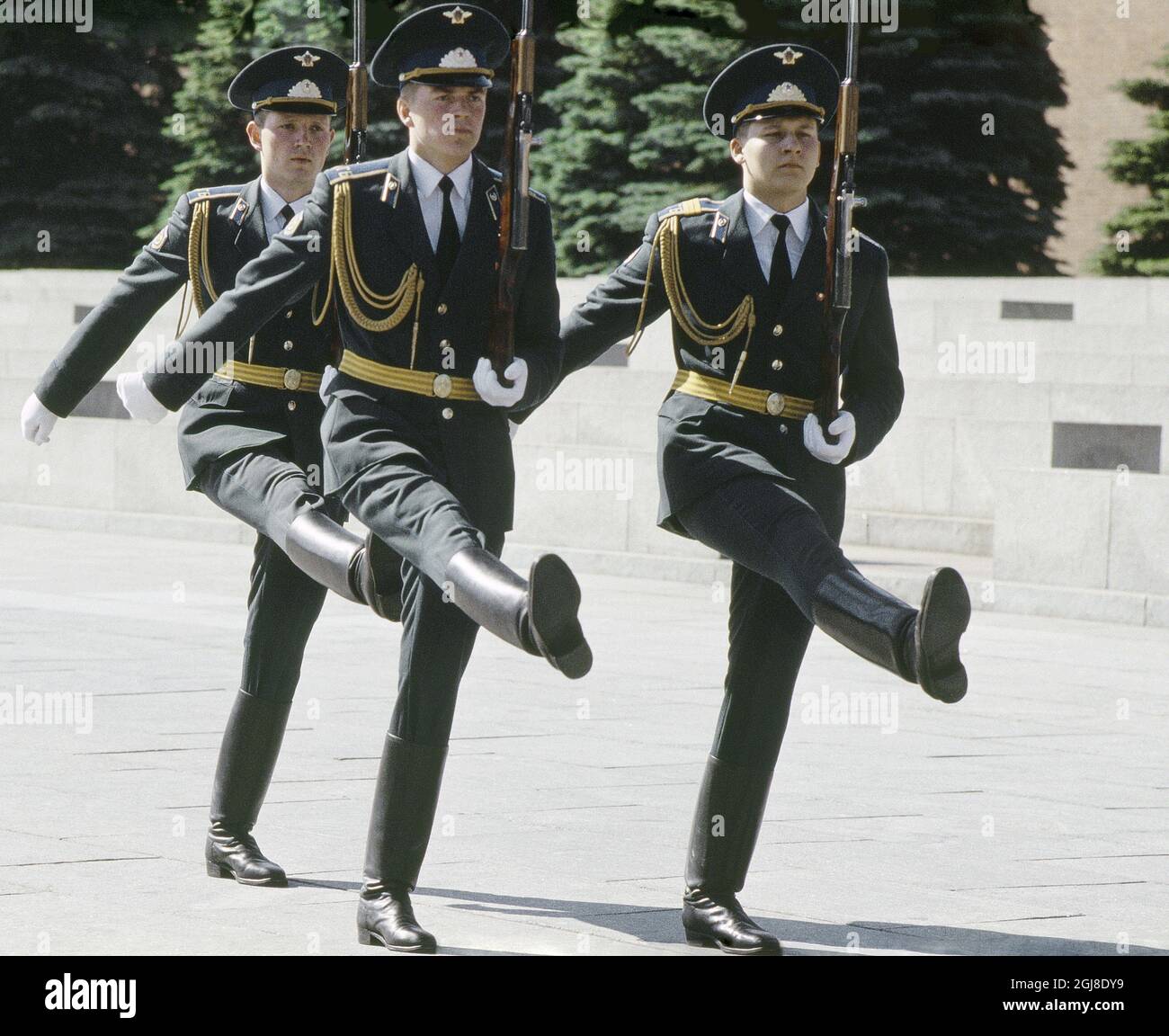 FILE MOSCOW 1985 Guard Soldiers at the Kremlin in Moscow 1985. Foto ...