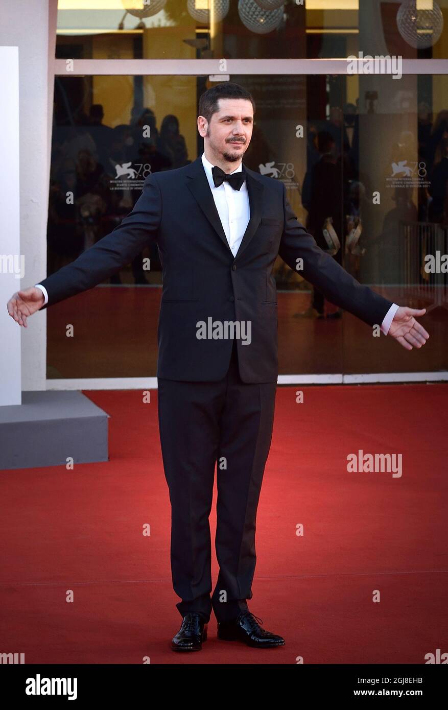 VENICE, ITALY - SEPTEMBER 08:Gabriele Mainetti attends the red carpet ...