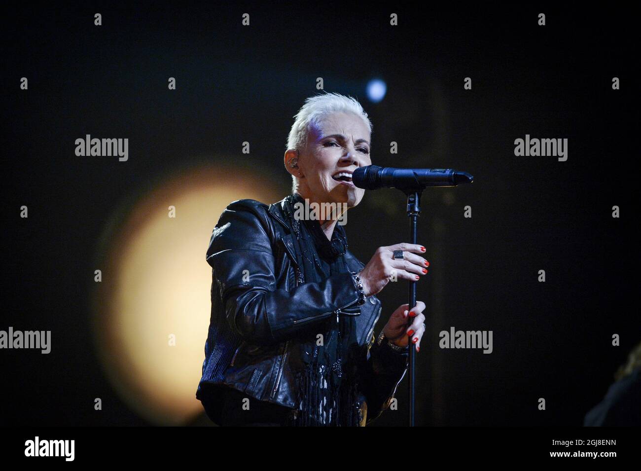 STOCKHOLM 2014-04-08 Swedish pop singer-songwriter Marie Fredriksson ...