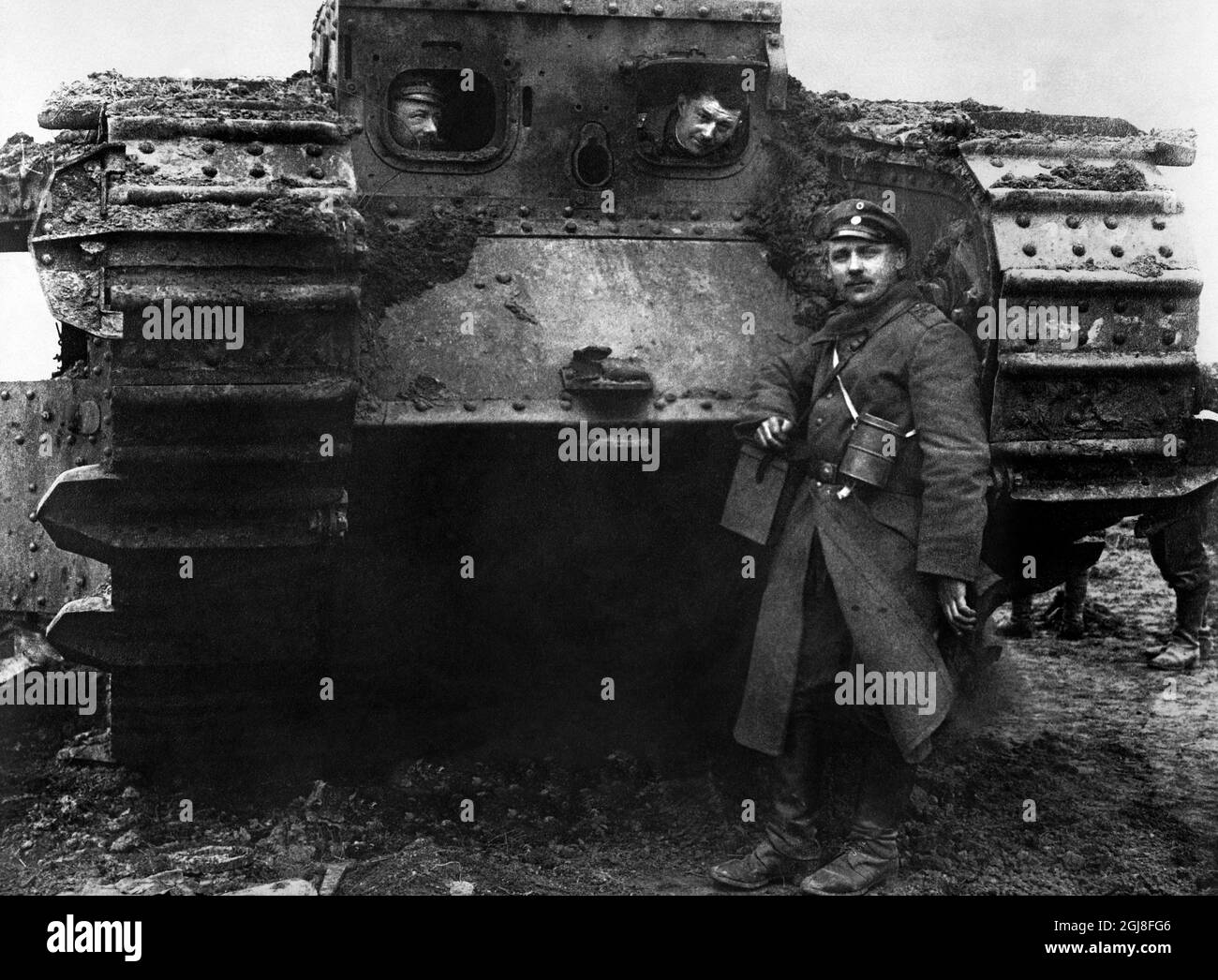 Destroyed german tank hi-res stock photography and images - Alamy