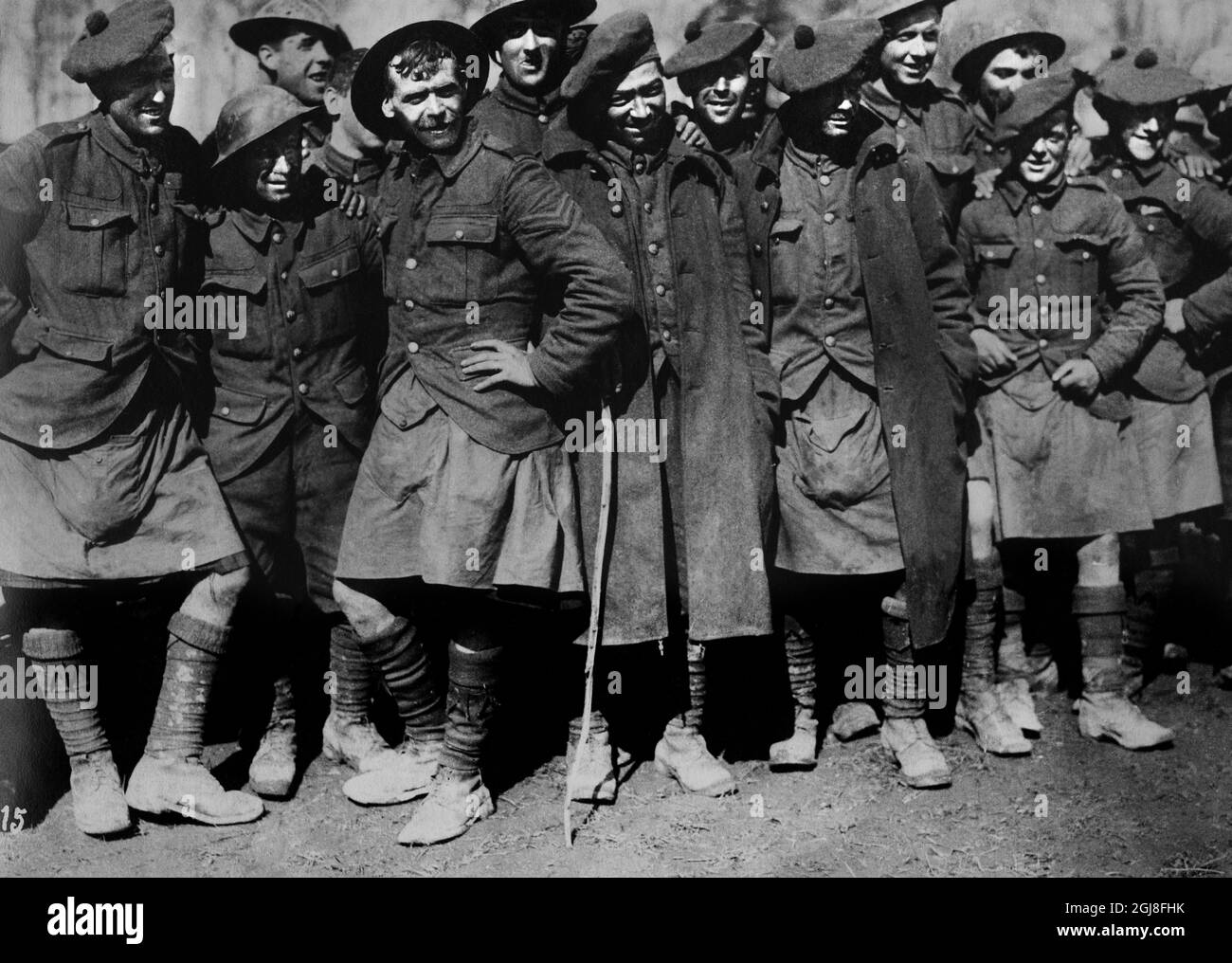 FILE 1914-1918. First World War Captured Scottish soldiers at the ...