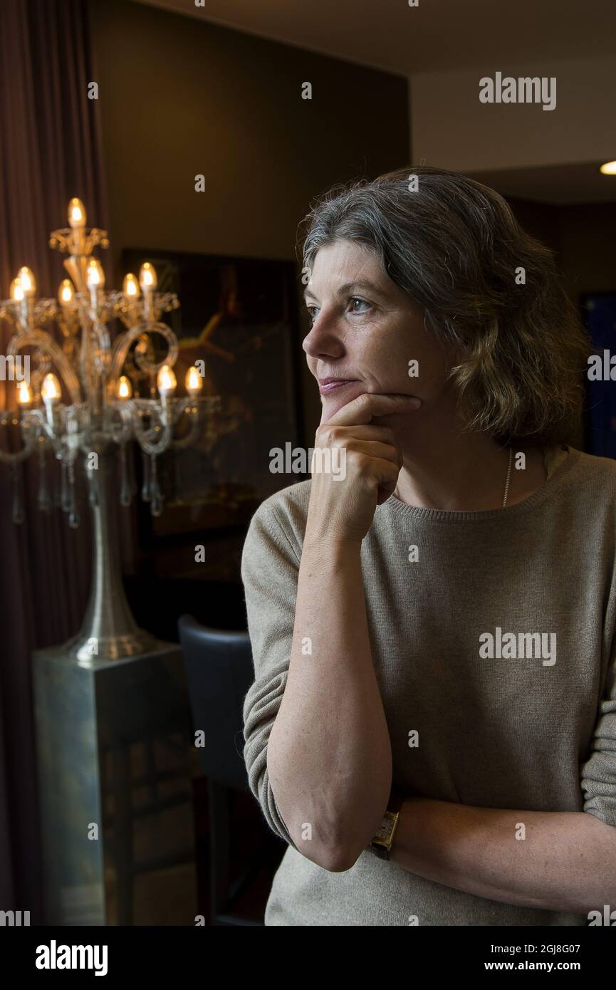 STOCKHOLM 20140507 Philanthropist and publisher Sigrid Rausing is in ...