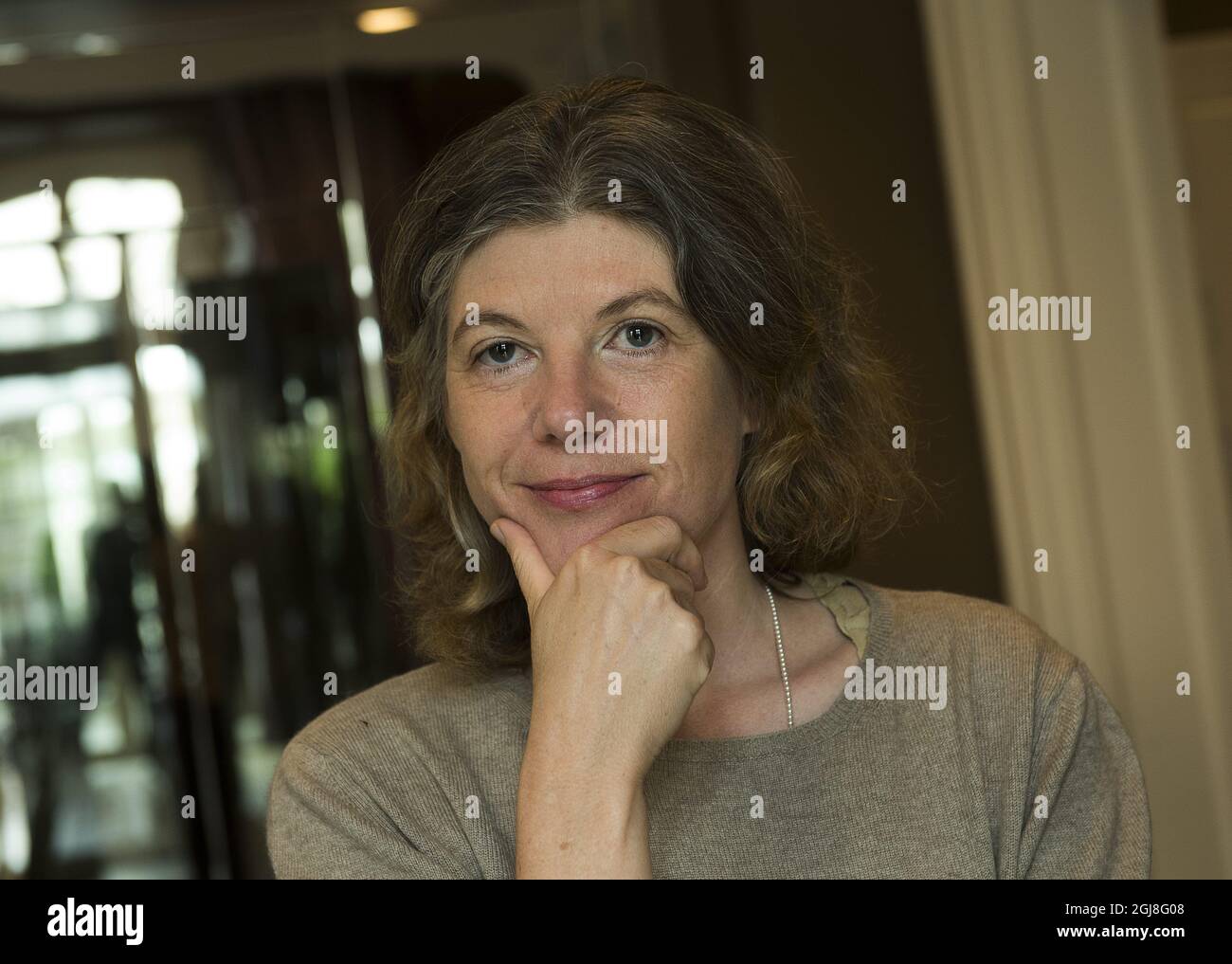 STOCKHOLM 20140507 Philanthropist and publisher Sigrid Rausing is in ...