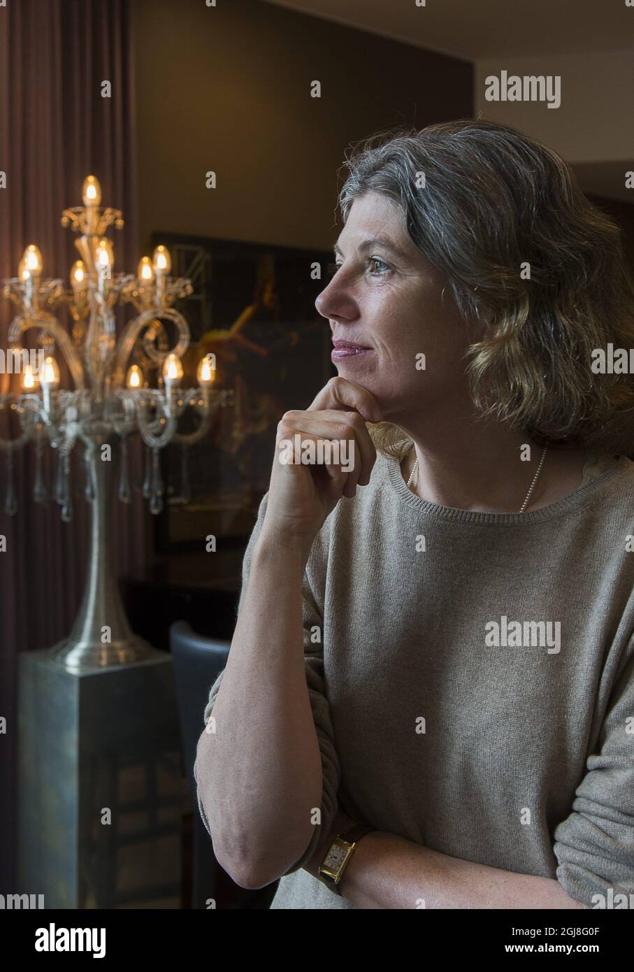 STOCKHOLM 20140507 Philanthropist and publisher Sigrid Rausing is in ...