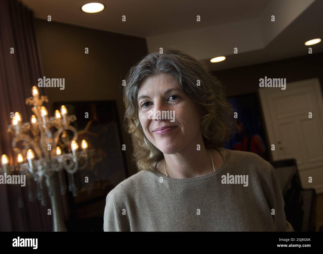 STOCKHOLM 20140507 Philanthropist and publisher Sigrid Rausing is in ...