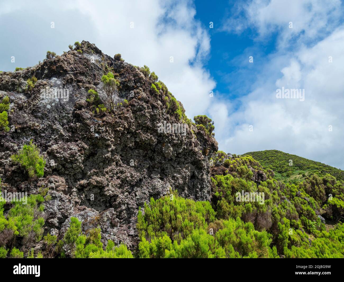 Landscape near cave Algar do Carvao. Terceira Island, Azores, Portugal ...