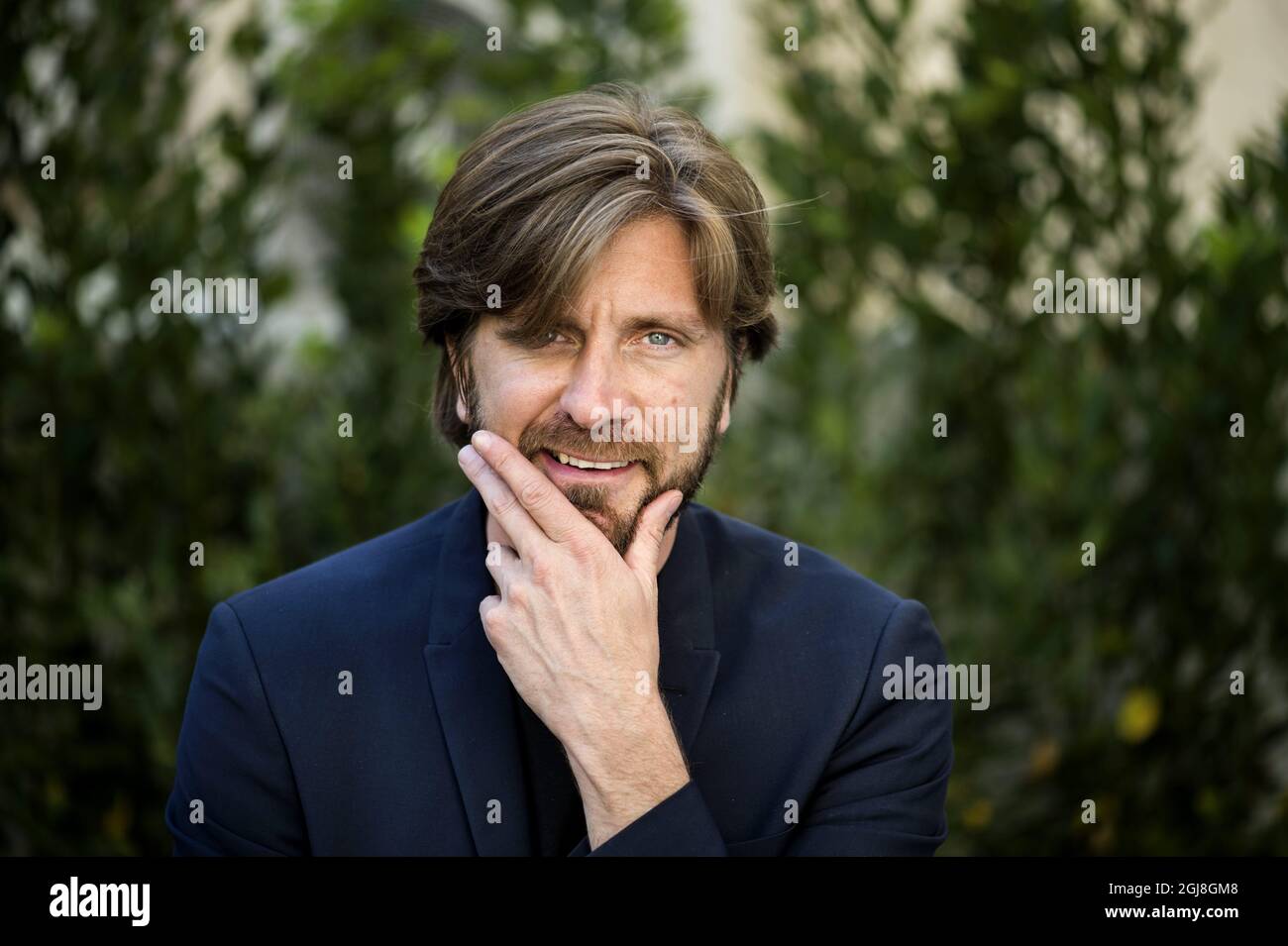 CANNES 2014-05-18 Swedish film director Ruben Ostlund is seen posing ...