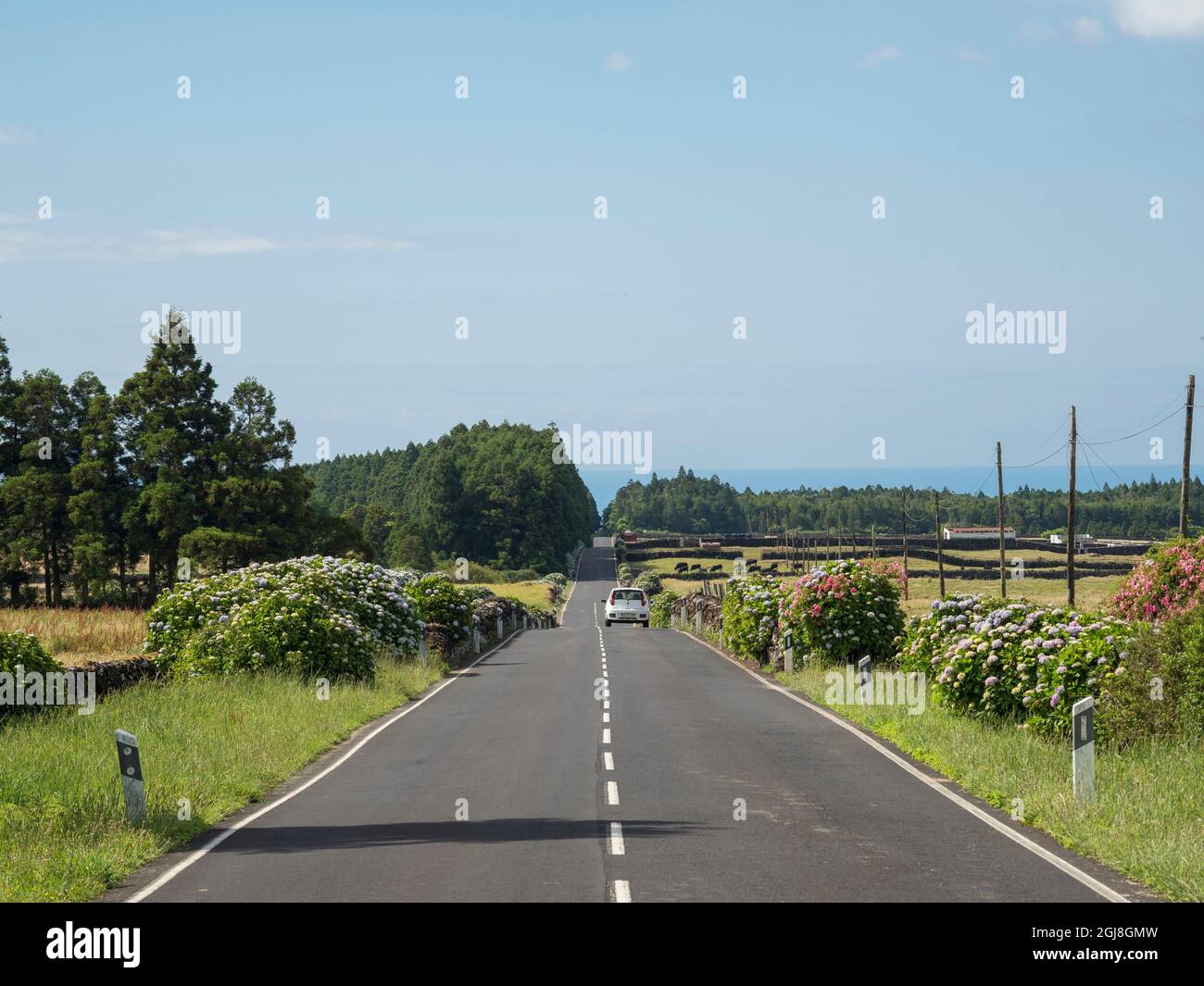 Country road in the interior of the island Stock Photo - Alamy