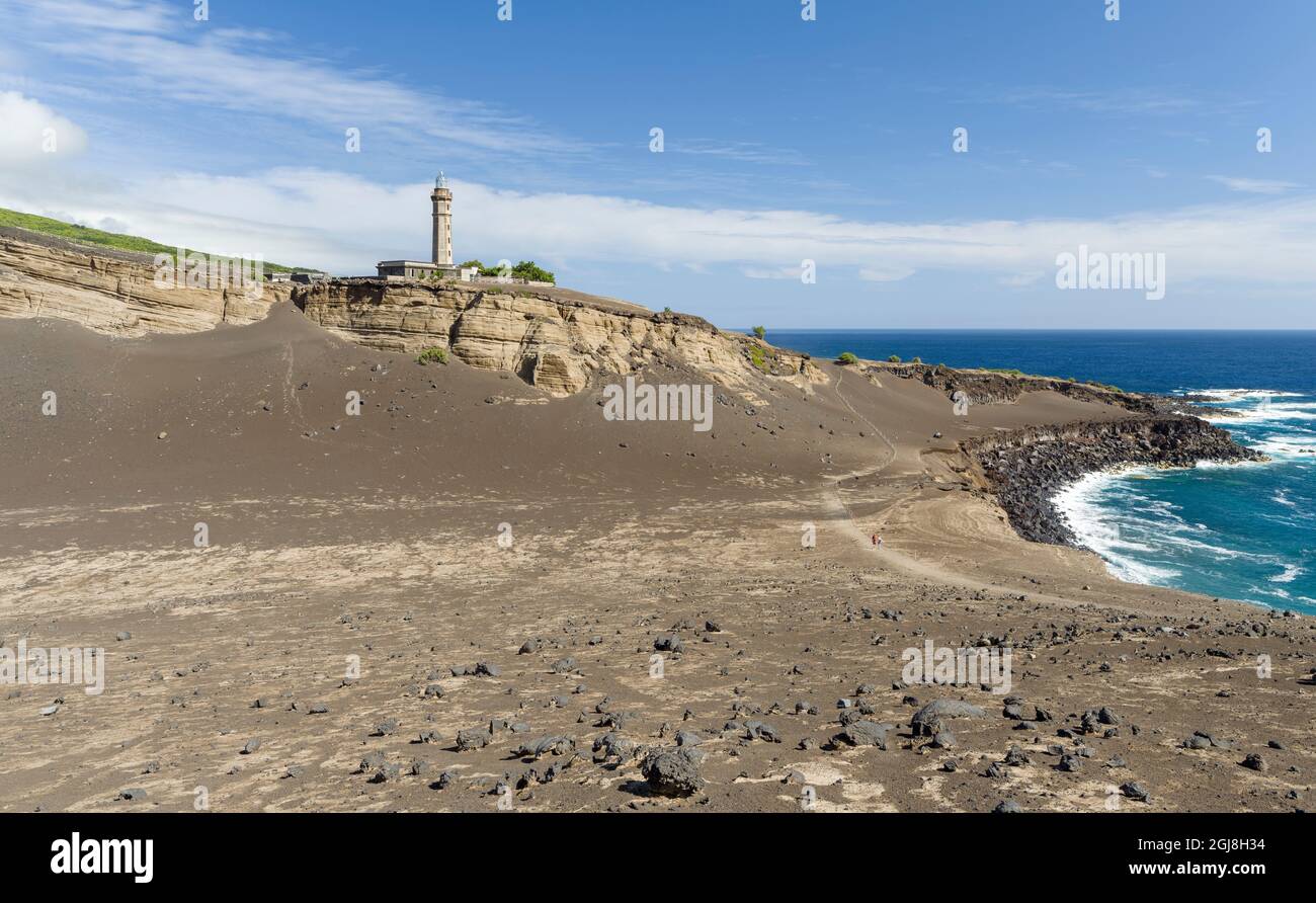 Nature Reserve Vulcao dos Capelinhos. Faial Island, an island in the ...