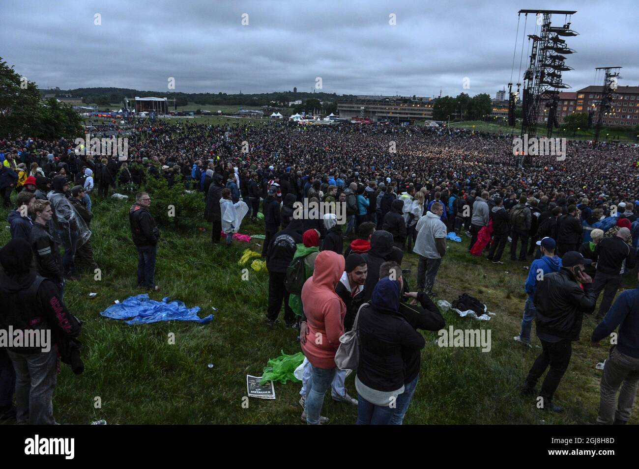 STOCKHOLM 20140530 Metallica performs during the outdoor one day ...