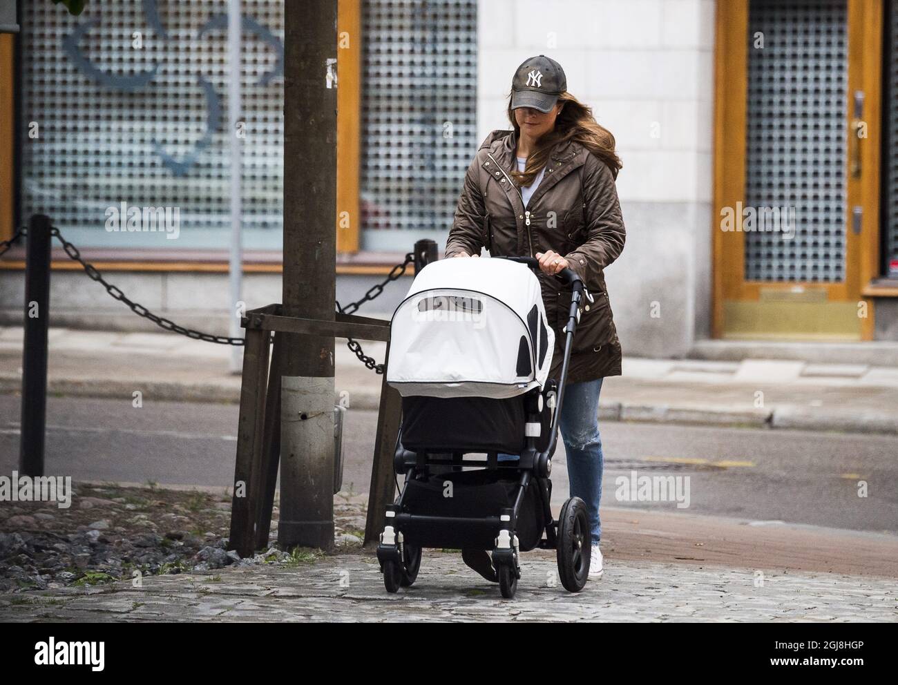 STOCKHOLM 20140604 Princess Madeleine of Sweden is seen walking with ...