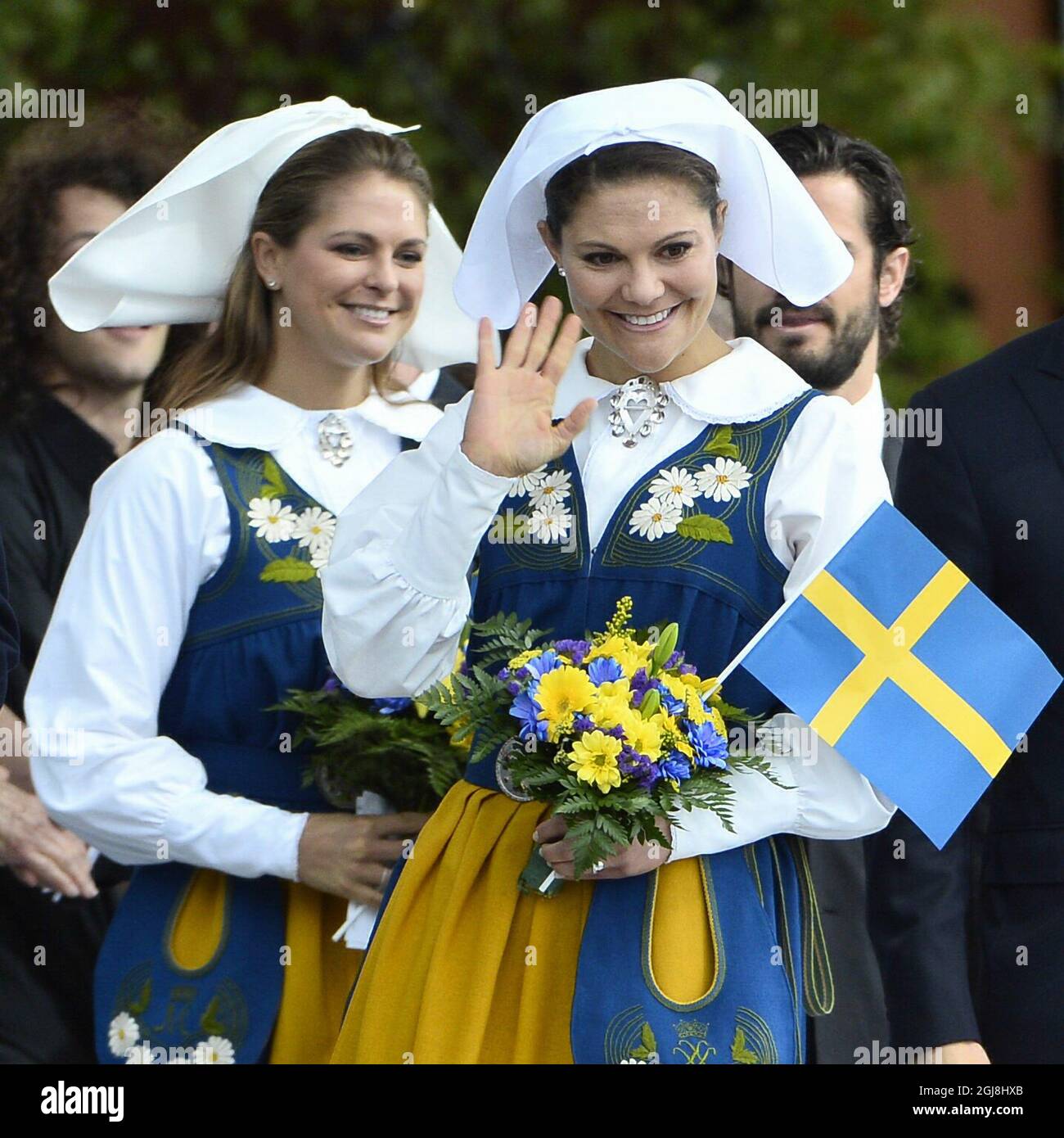 STOCKHOLM 2014-06-06 Princess Madeleine and Crown Princess Madeleine ...