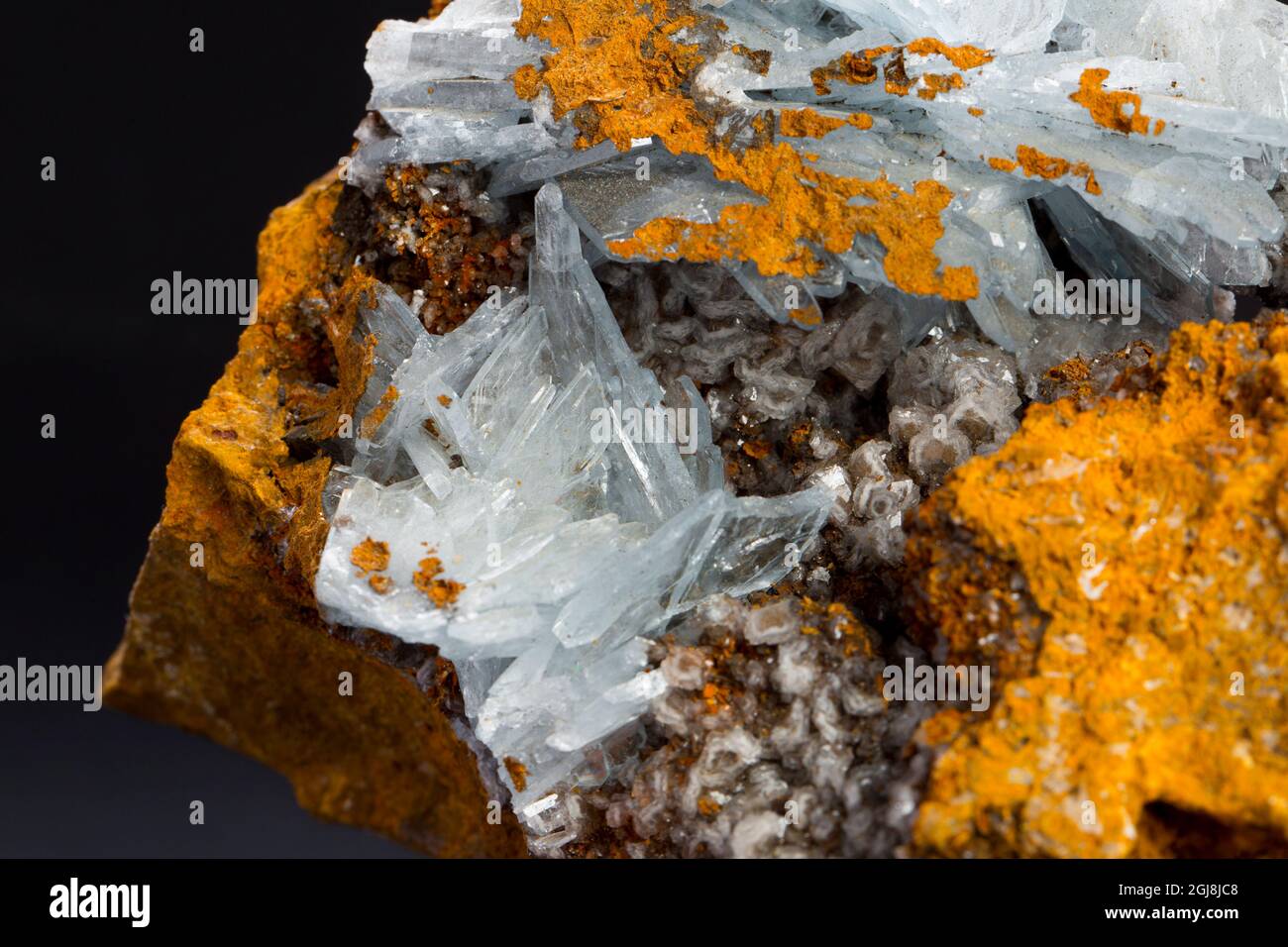 barite mineral specimen stone rock geology gem crystal Stock Photo - Alamy