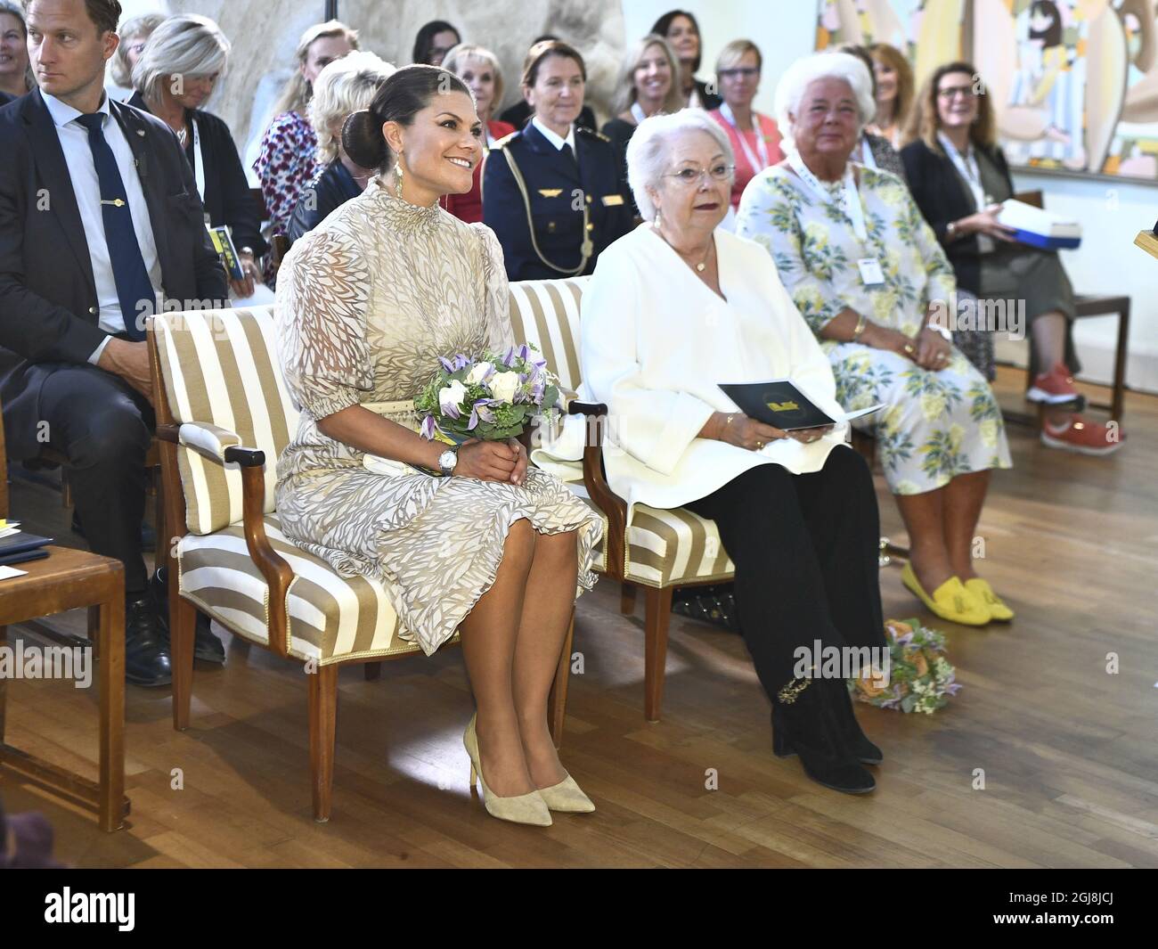 Crown Princess Victoria and Princess Christina, Mrs Magnuson at SWEA ...